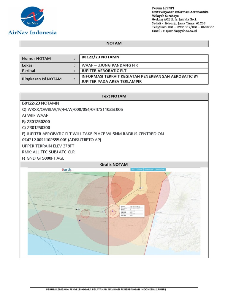 Wiif Waaf - Jupiter Aerobatic FLT | PDF