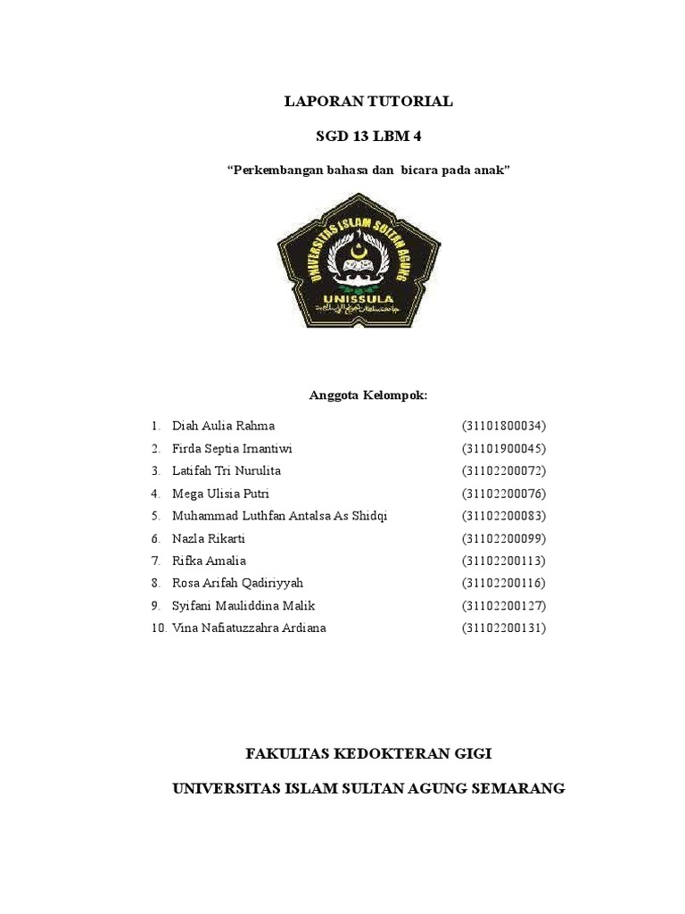 Laporan Tutorial SGD 13 LBM 4 Mod 2.2 | PDF