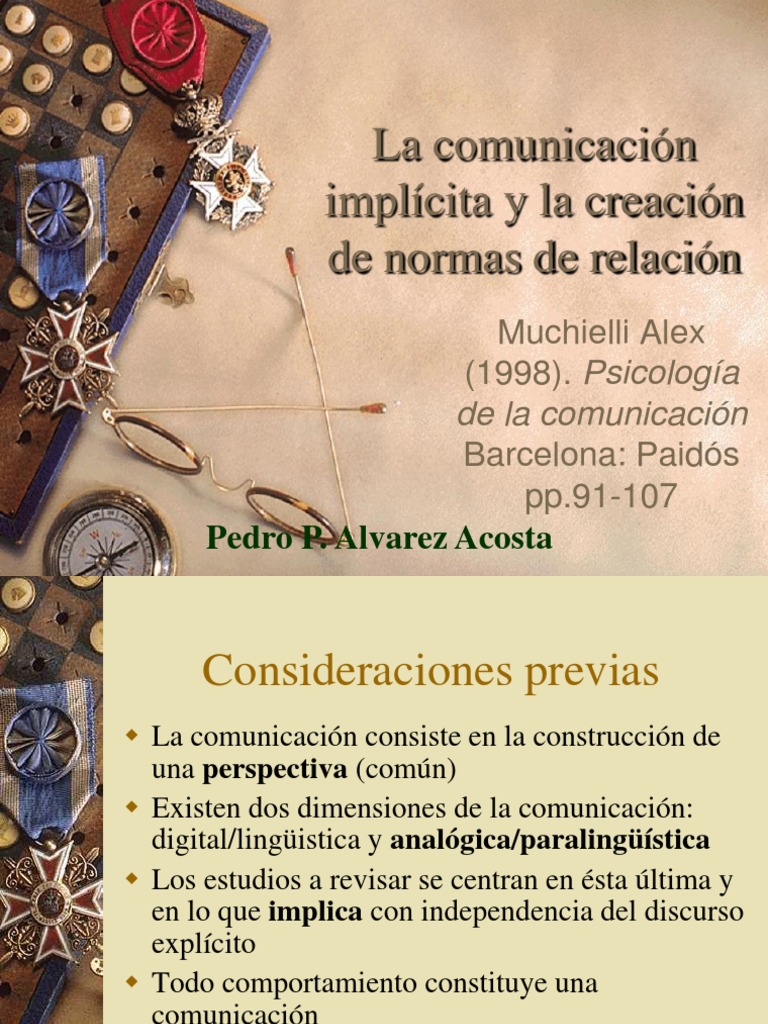 Comunicación implícita y normas sociales | PDF | Comunicación | Liderazgo