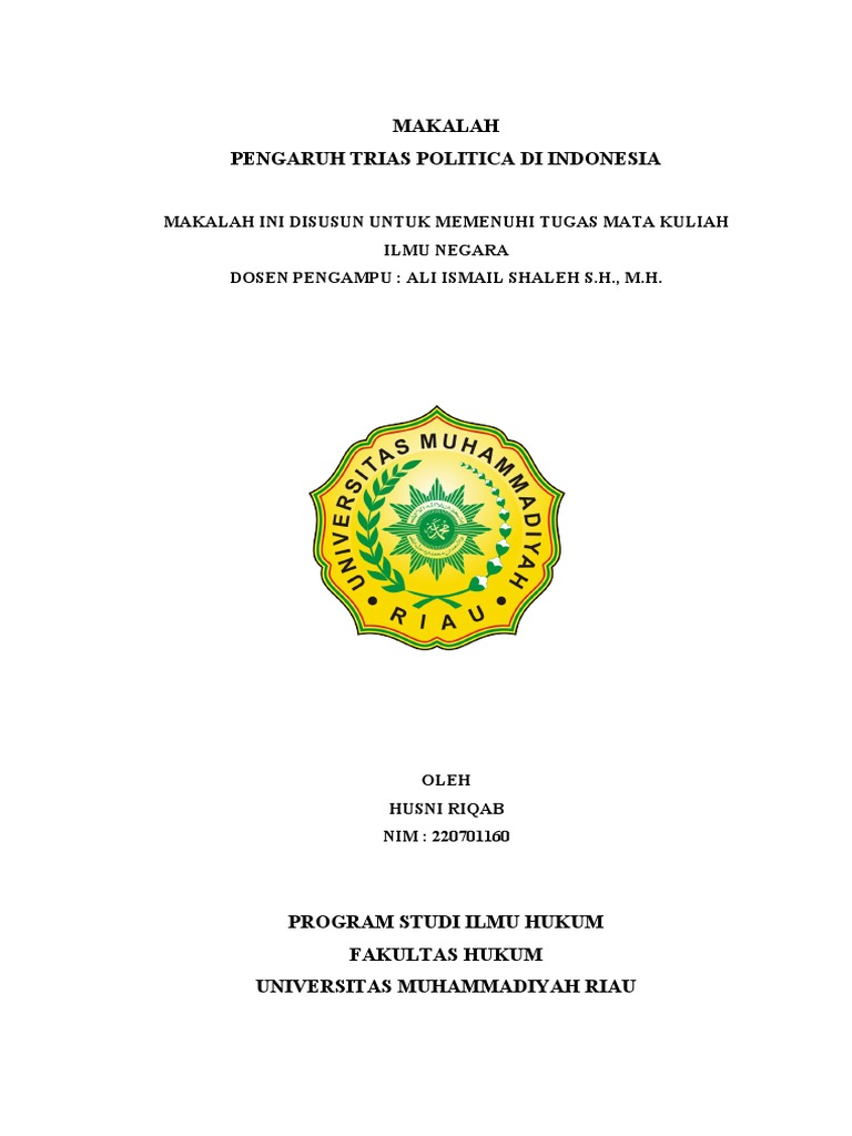 Trias Politica 2 | PDF