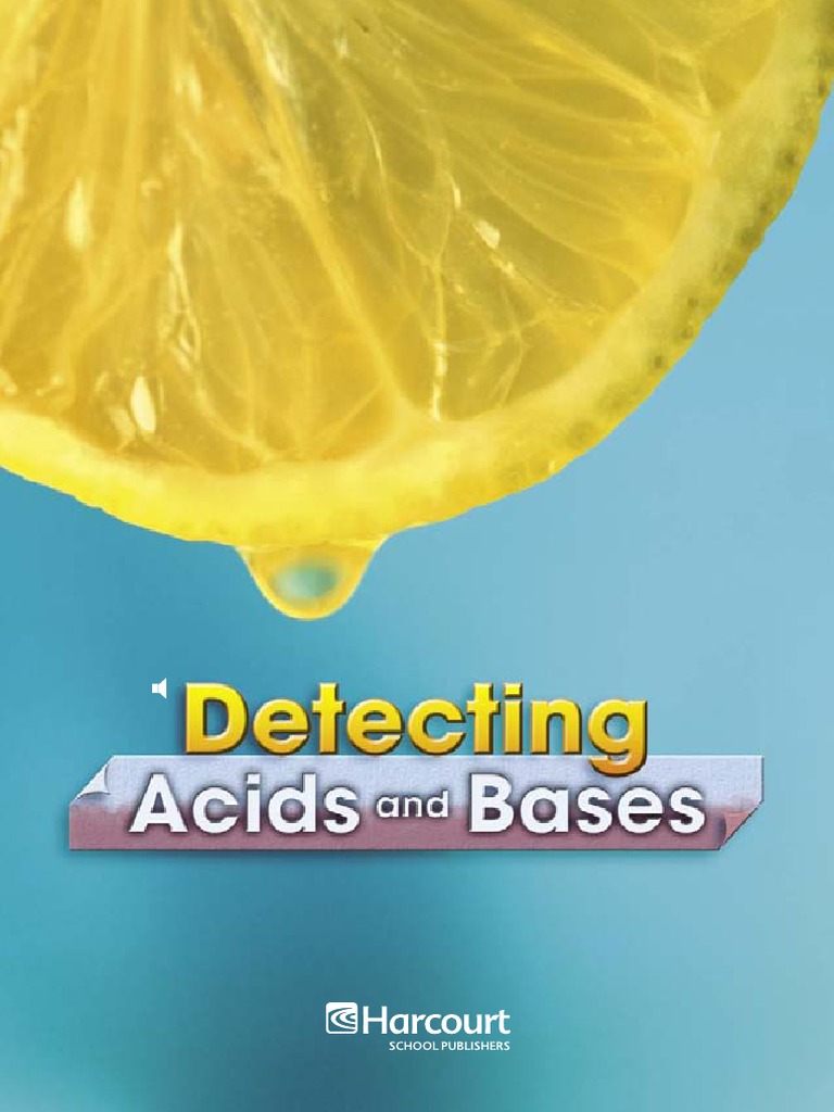 Detecting Acids and Bases | PDF | Taste | Acid