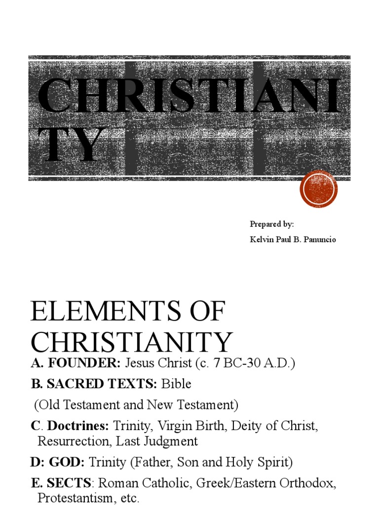 Christianity | PDF | Catholic Church | Trinity