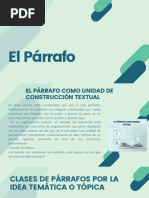 El Párrafo: Definición, Elementos, Cualidades, Construcción y Tipología ...