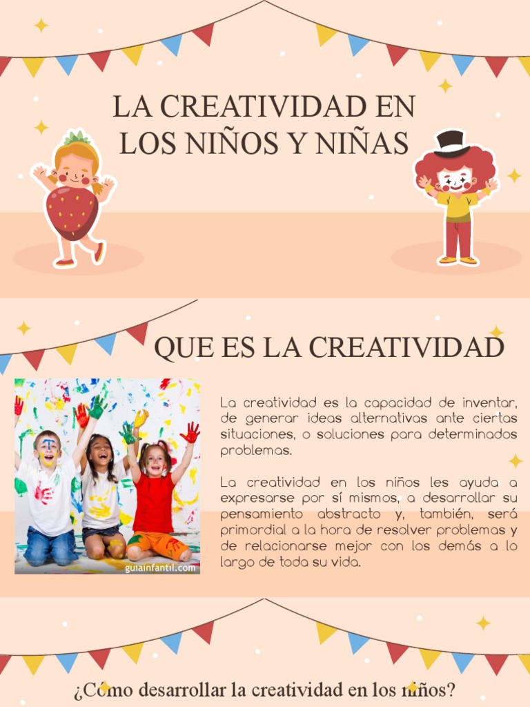 La Creatividad en Los Niños y Niñas | PDF