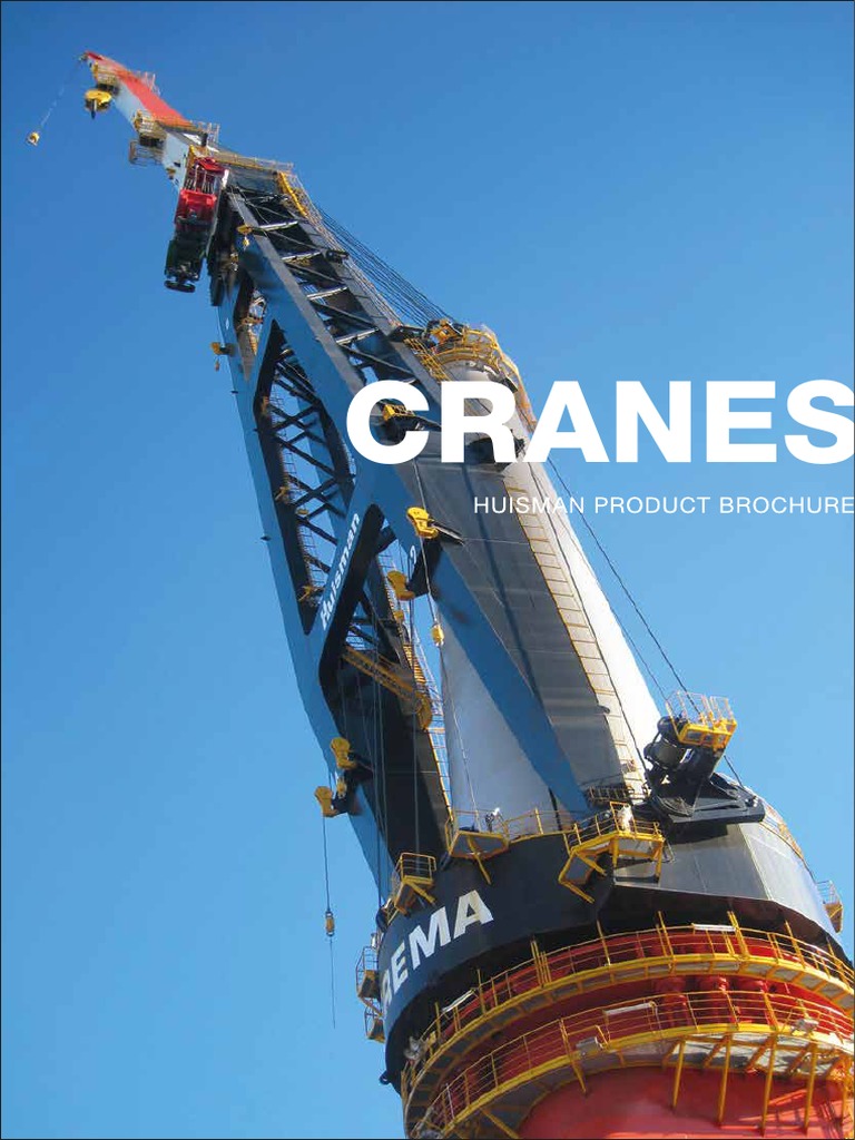 Brochure Cranes 2013 Email Pdf Crane Machine Wind Turbine