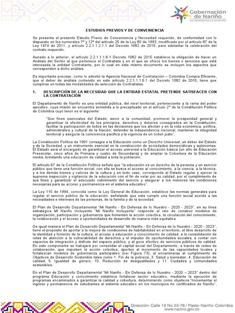 Estudios Previos - Jorge Efrain Romo Villota | PDF | Sociedad | Estado ...