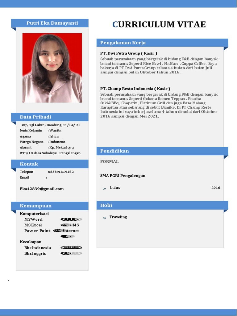 Putri CV Baru | PDF