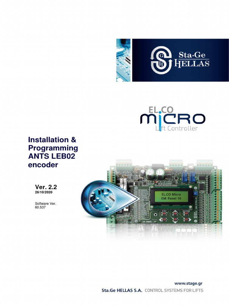 EN Programming ELCO Micro-ANTS LEB02 Basic Encoder V2.2 26-10-2020 | Download Free PDF ...