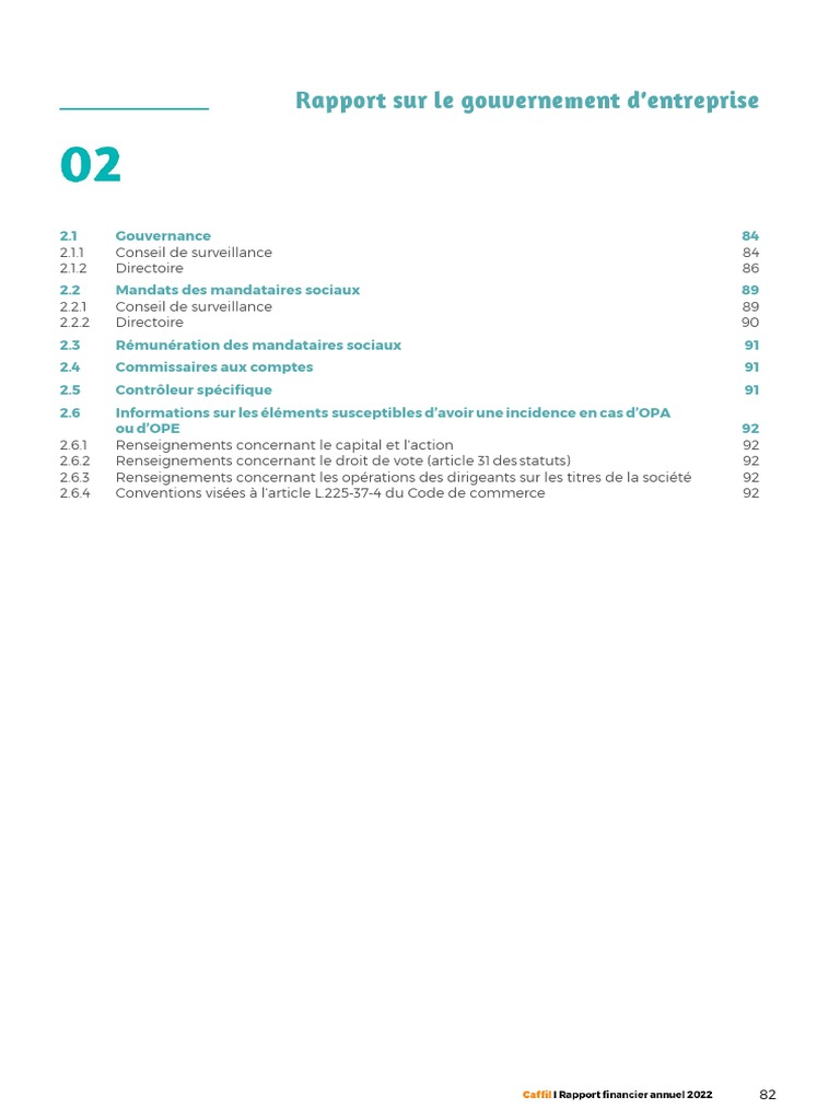 Rapport sur la gouvernance de Sfil | PDF | Action (Finance) | Risque
