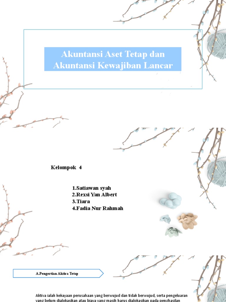 Akuntansi Aset Tetap dan Kewajiban Lancar | PDF