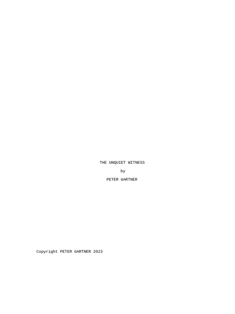 The Unquiet Witness | PDF