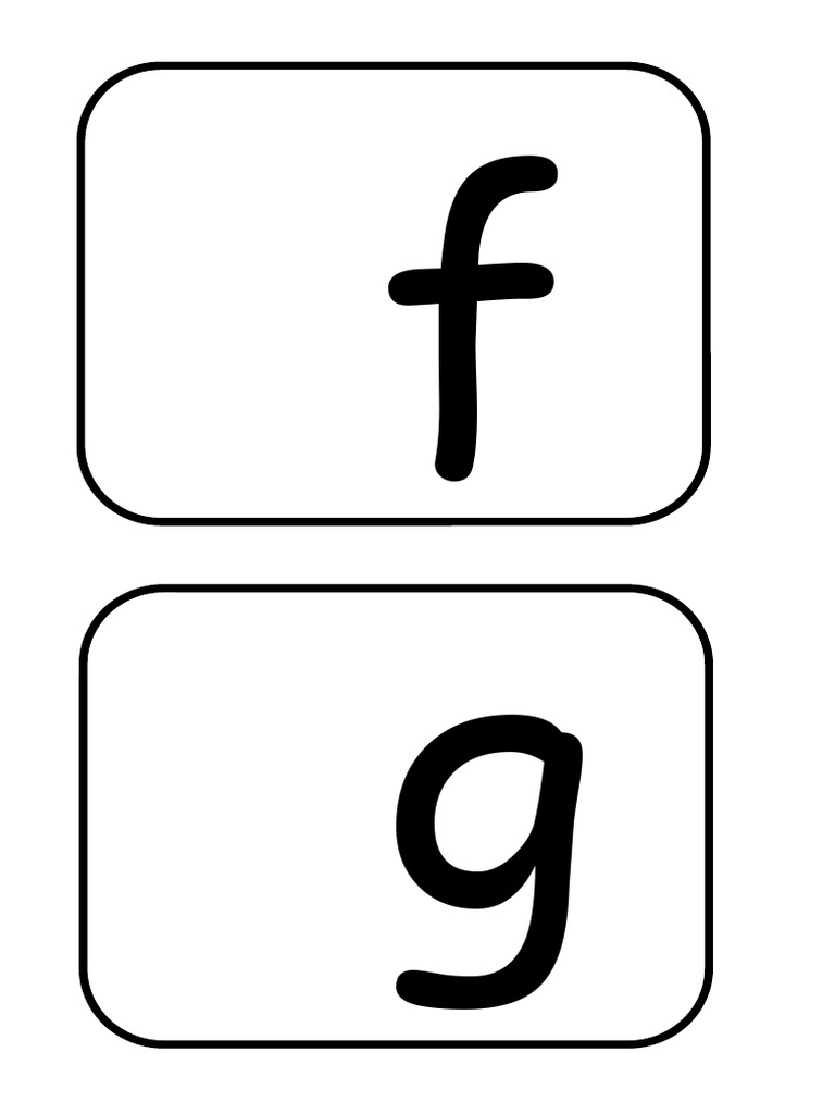 Letters For Aeiou | PDF