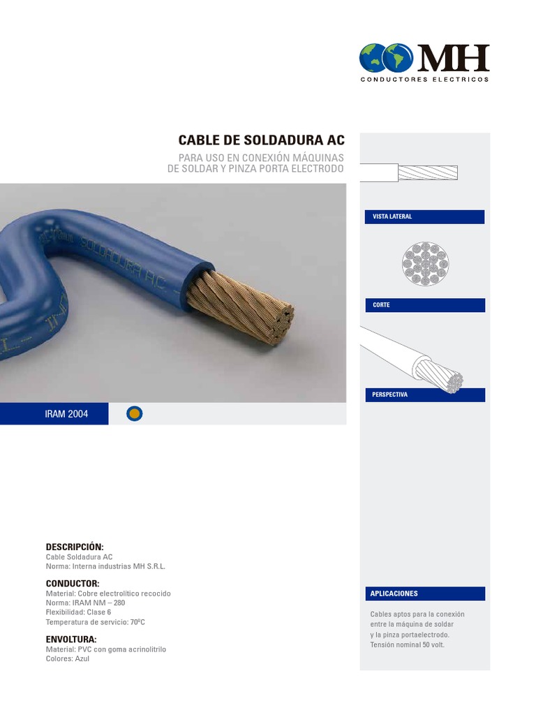 Cable Soldadura AC para Máquinas | PDF | Soldadura | Construcción