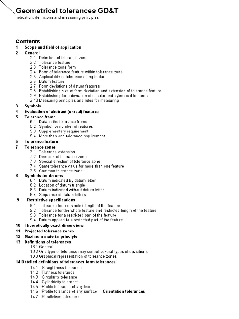 GD T-Volvo | Download Free PDF | Engineering Tolerance | Cartesian ...