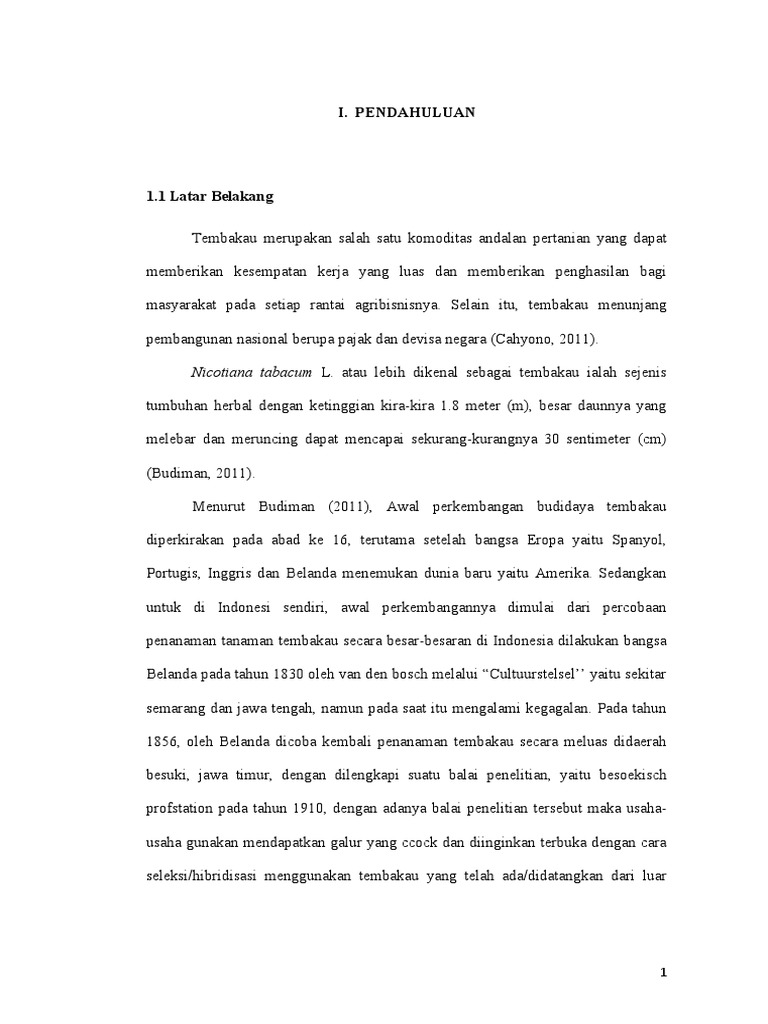 Proposal Pum Tembakau-Natalia | PDF