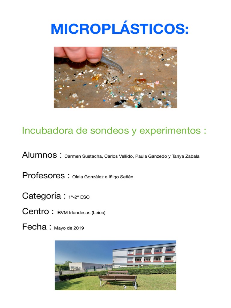 Microplasticos | PDF | Contaminación | El plastico