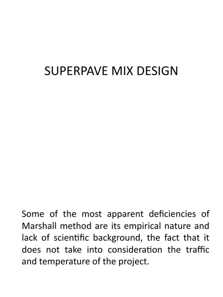 2) Superpave Mix Design | PDF