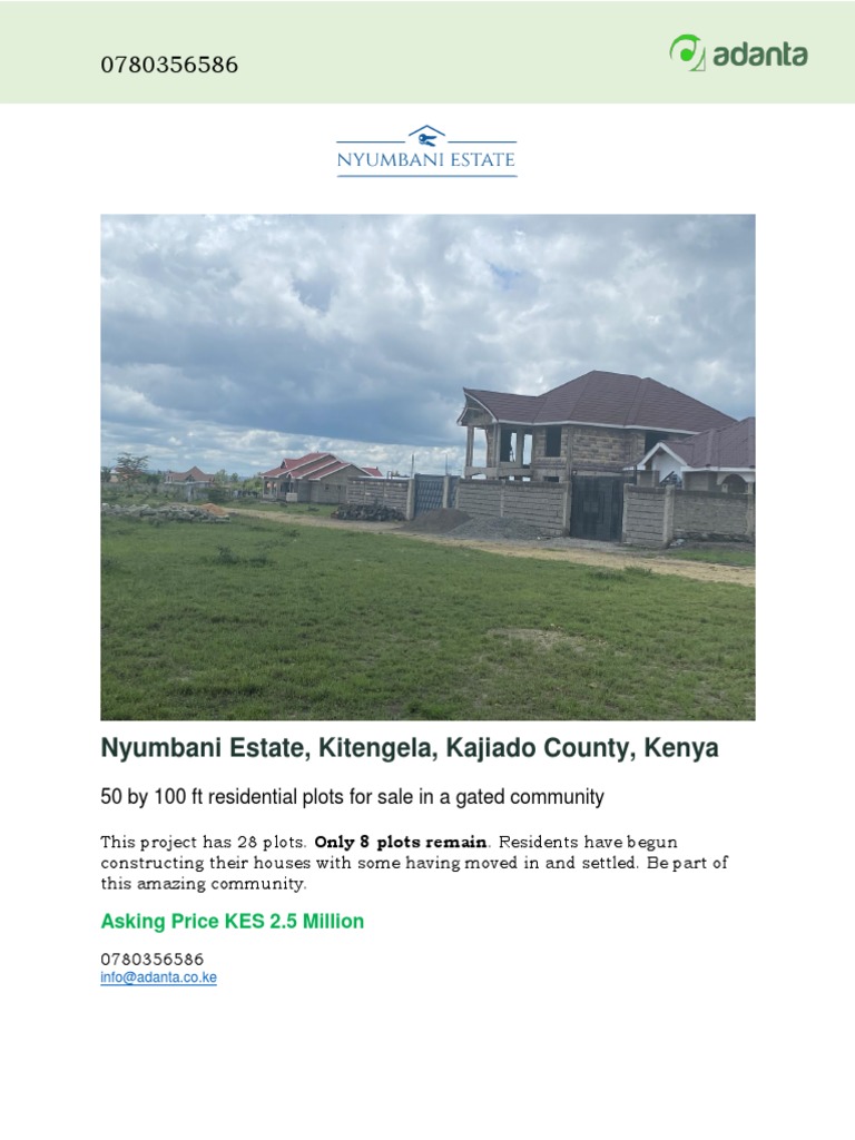 Nyumbani Estate | PDF