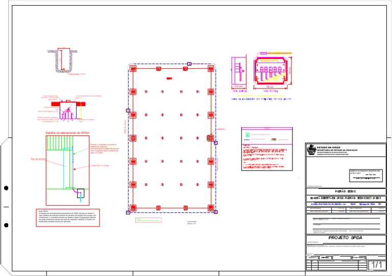 4-2 - PROJETO ELÉTRICO - SPDA | PDF | Engenharia | Engenharia Civil