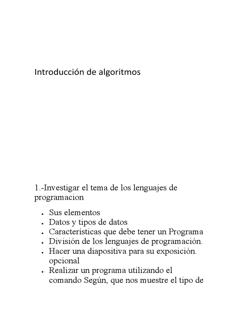 Lenguajes De Programacion Pdf Lenguaje De Programación Tipo De Datos 0350