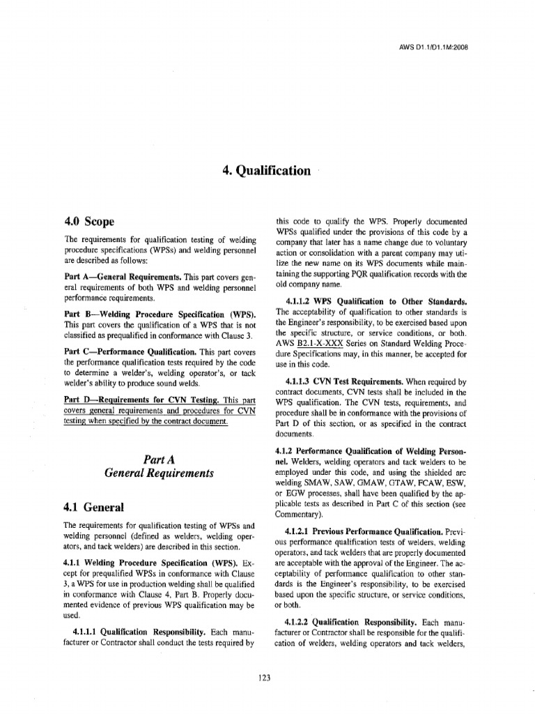 4 Qualification | PDF
