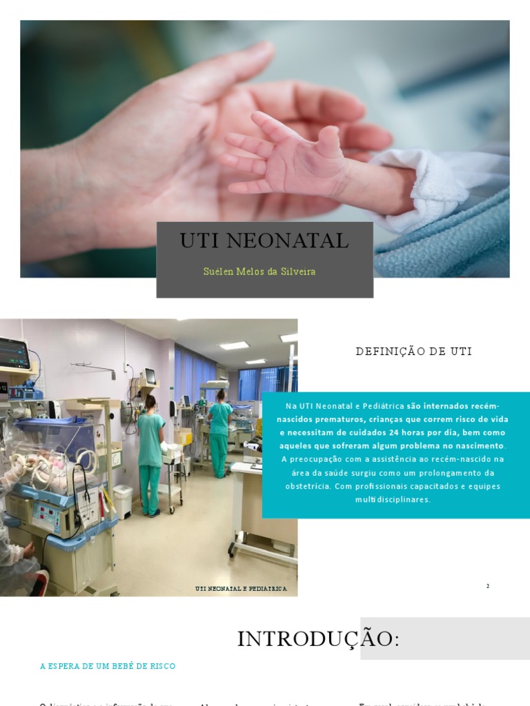 UTI NEONATAL | PDF | Enfermagem | Gravidez