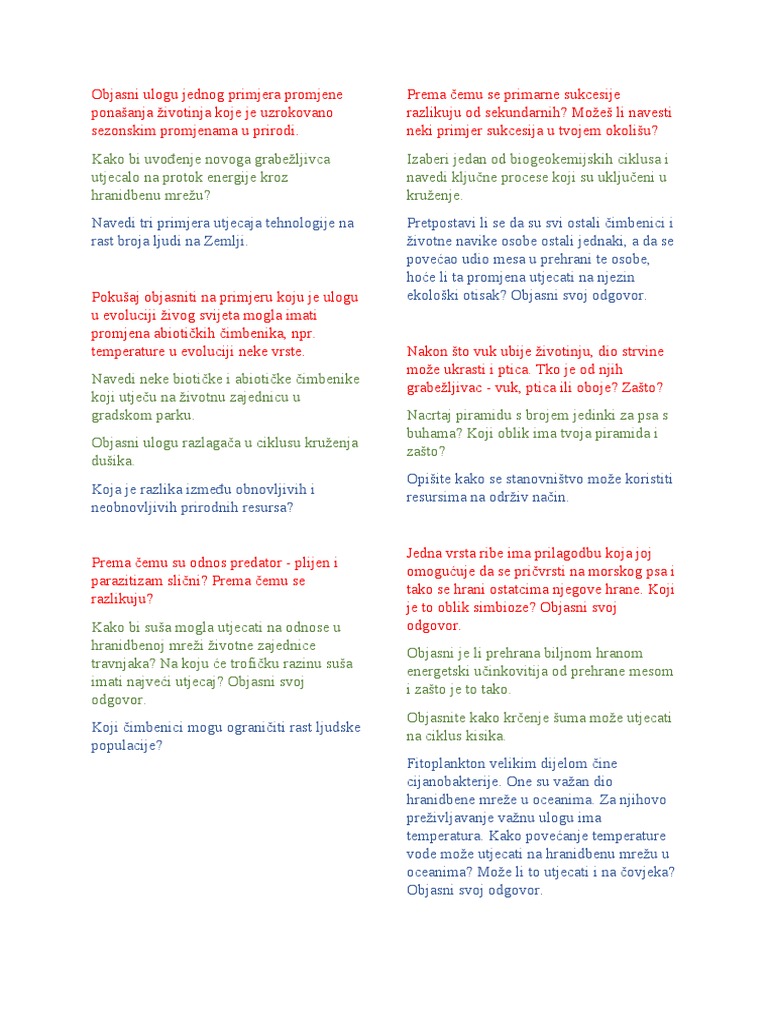 Kartice Usmeni | PDF