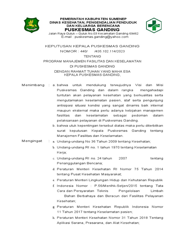 SK Program MFK Ganding 2023 | PDF