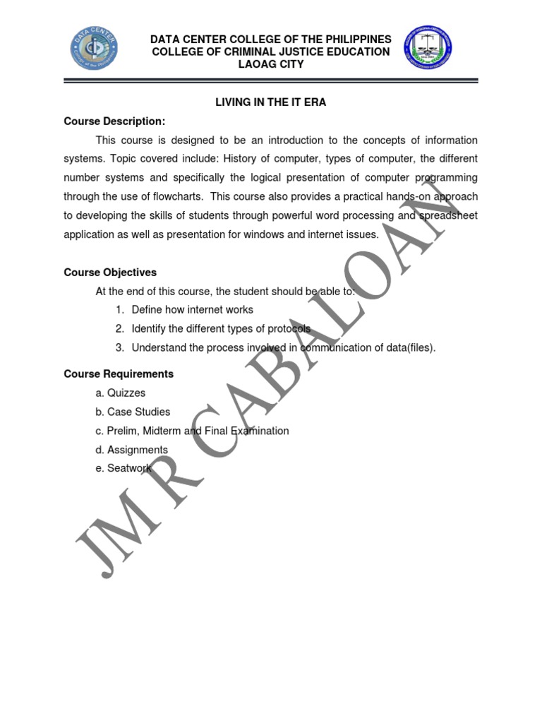 Module 2 Lesson 1 Living in The IT Era | PDF