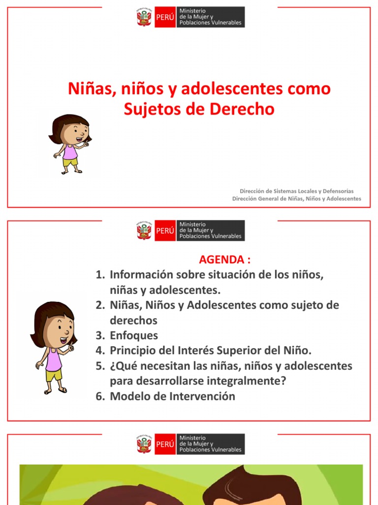 Las NNA Como Sujetos de Derechos | PDF | Adolescencia | Instituciones sociales