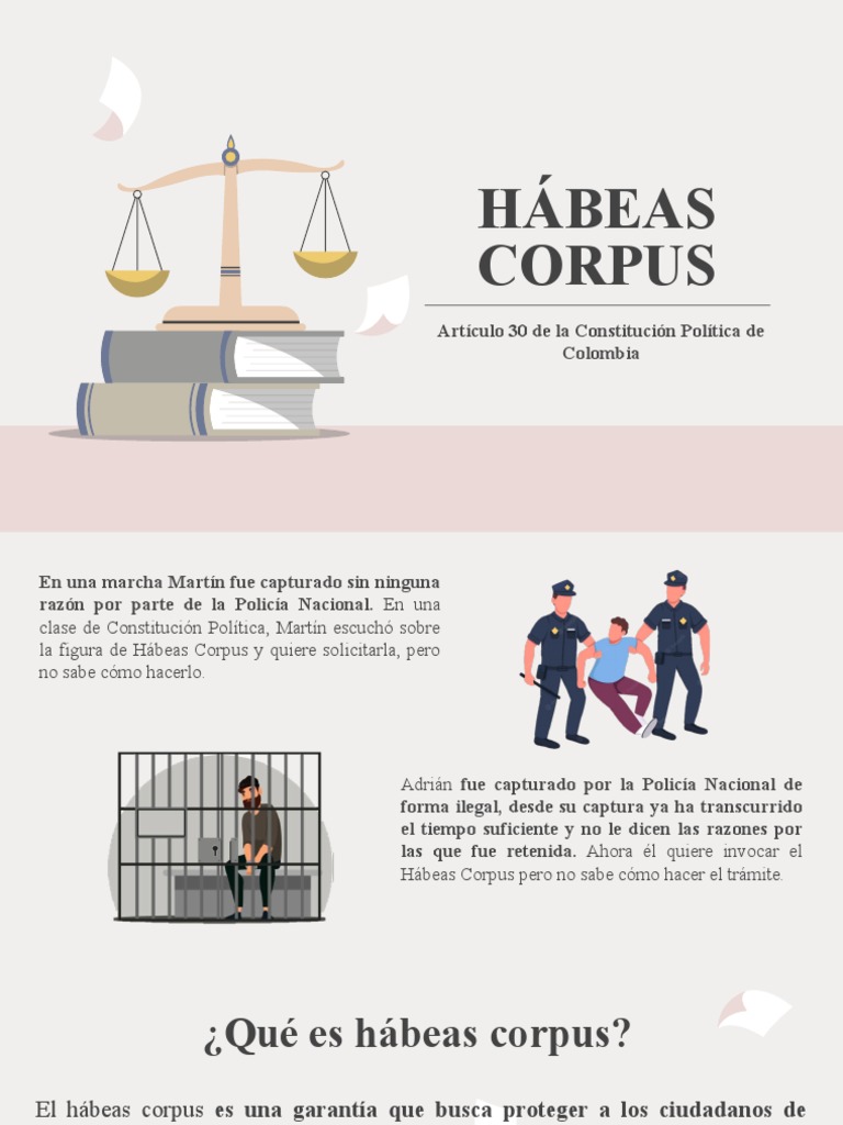 Guía de Hábeas Corpus en Colombia | PDF | Habeas corpus | Derechos humanos