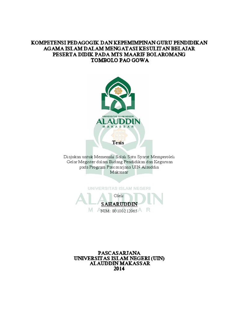KOMPETENSI PEDAGOGIK DAN KEPEMIMPINAN GURU KOMPETENSI PEDAGOGIK DAN ...