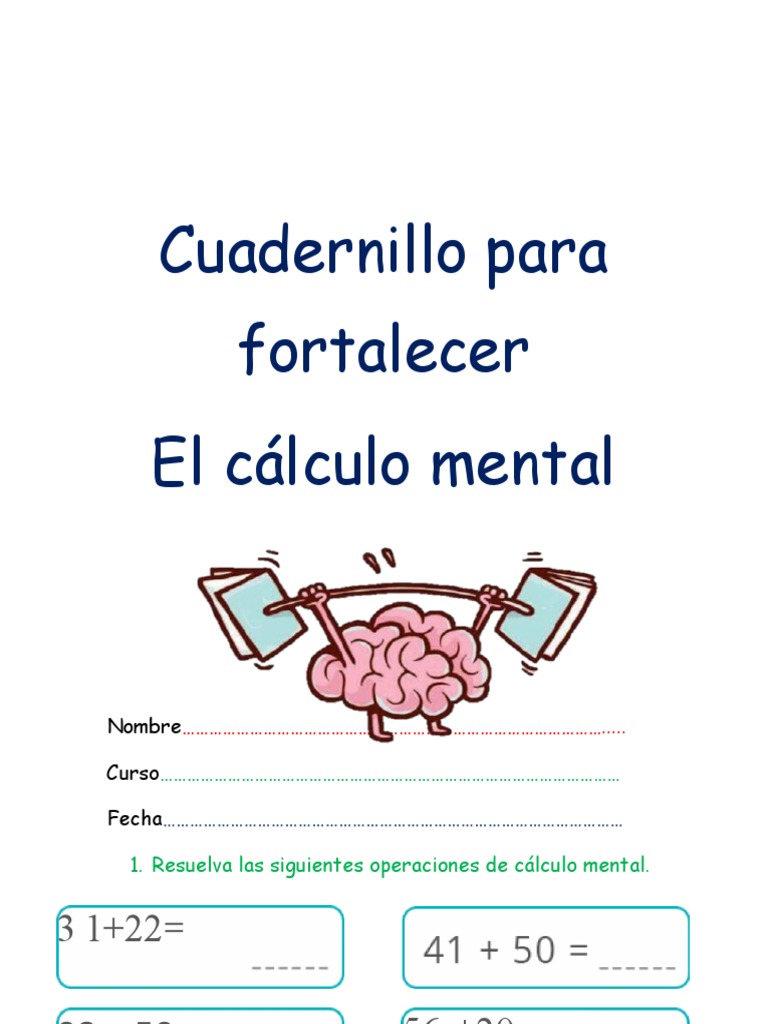 Cuadernillo de Calculo Mental | PDF