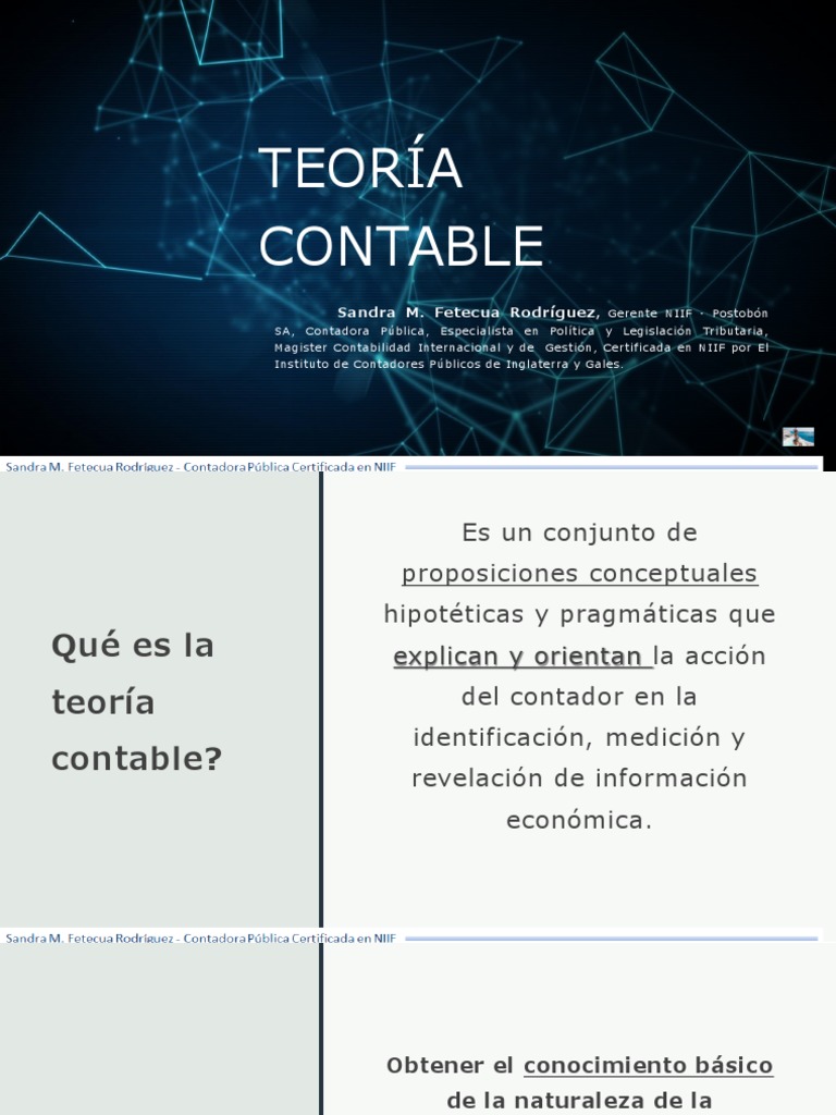 Introducción A La Teoría Contable | PDF | Contabilidad | normas ...