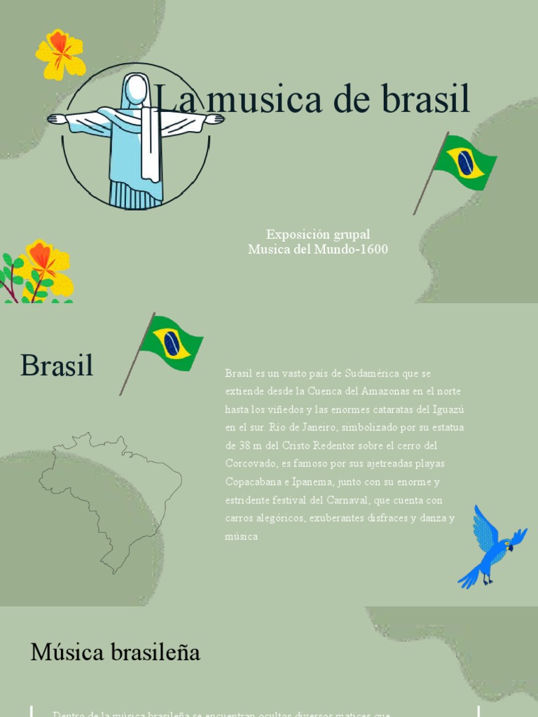 Presentacion Musica Del Mundo | PDF | Brasil | Musica Latinoamericana