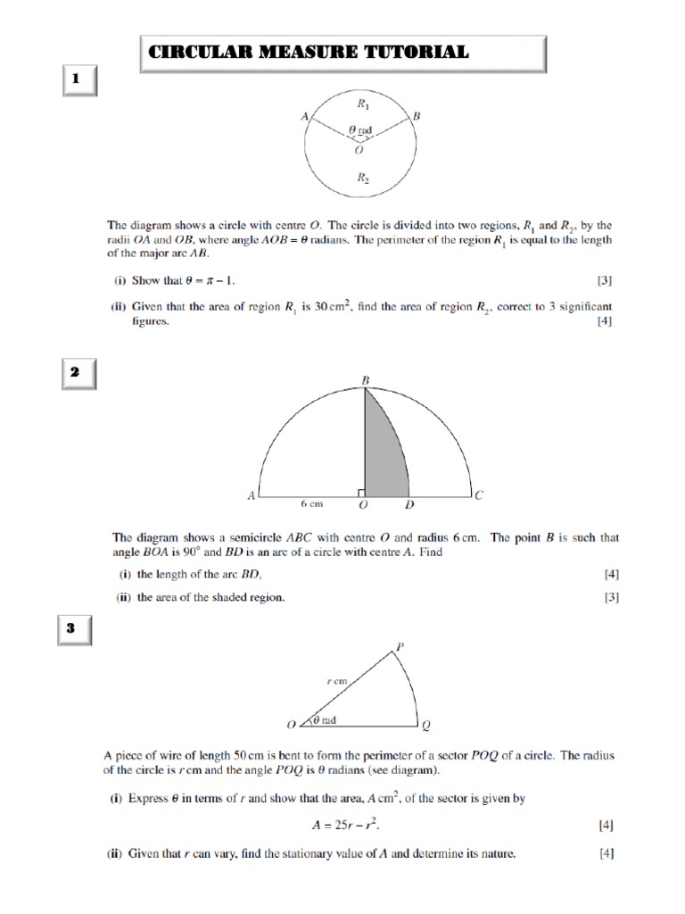 Circular Measure Tutorial | PDF