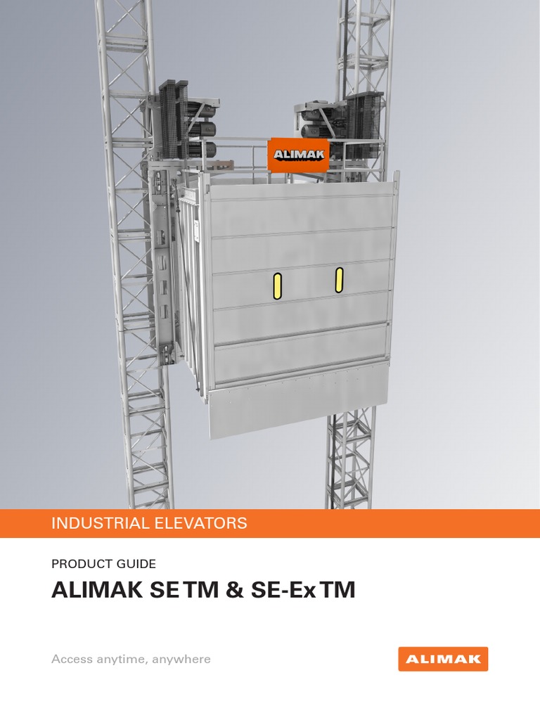 ALIMAK SE TM SE Ex TM 1572 EN Sep 2020 | PDF | Elevator | Forklift