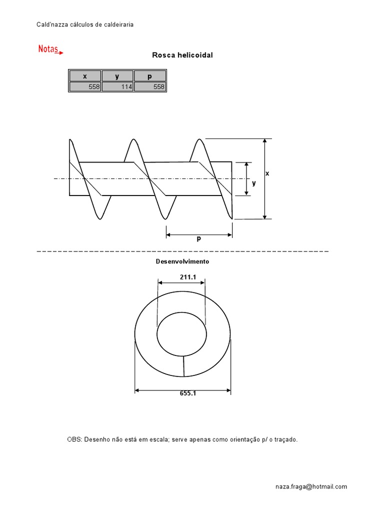 Rosca Helicoidal | PDF