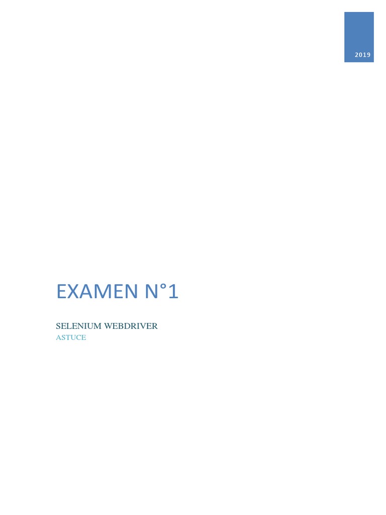 Examen N 1-Converti | PDF | Html | XML