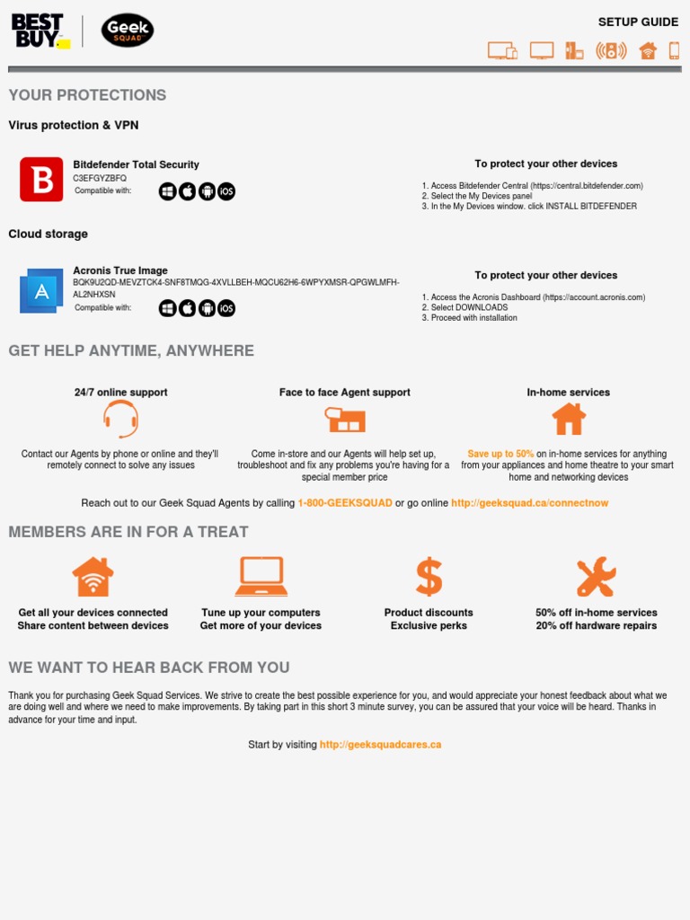 Geek Squad Setup Guide | Download Free PDF | Computer Engineering | Software
