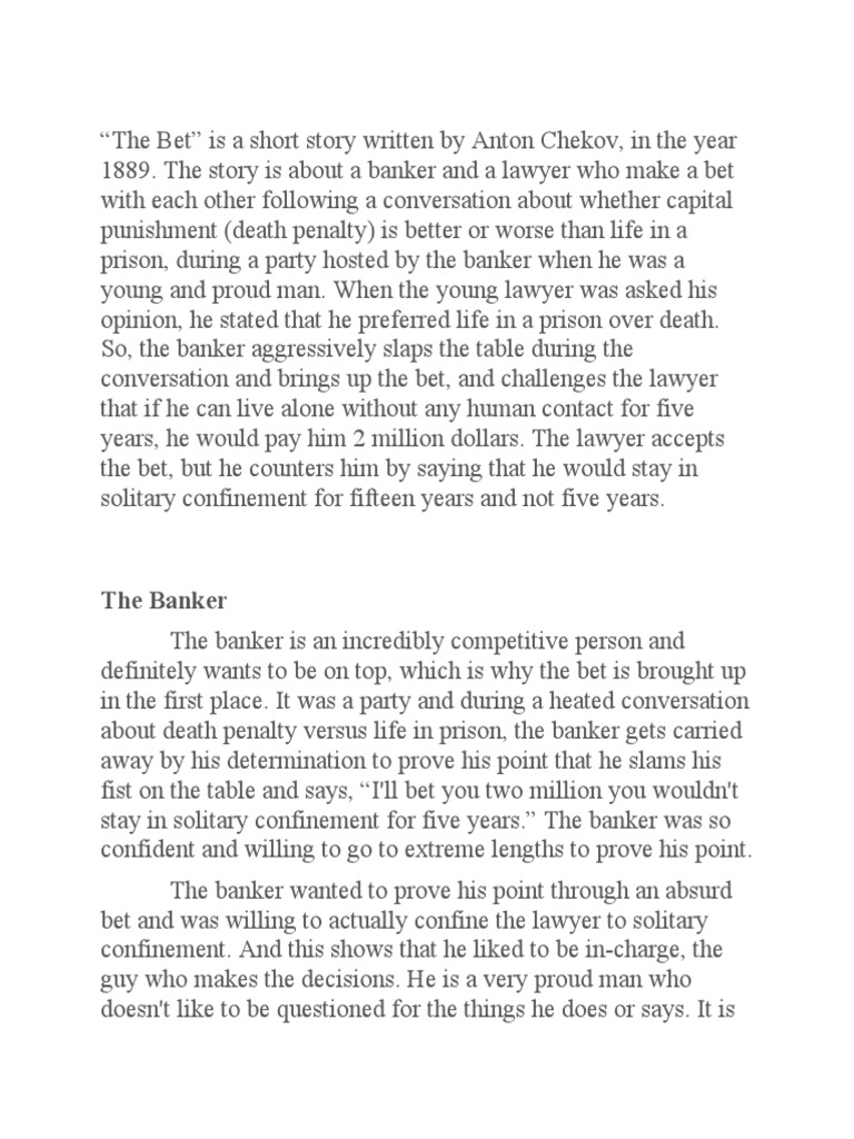 The Banker | PDF | Prison