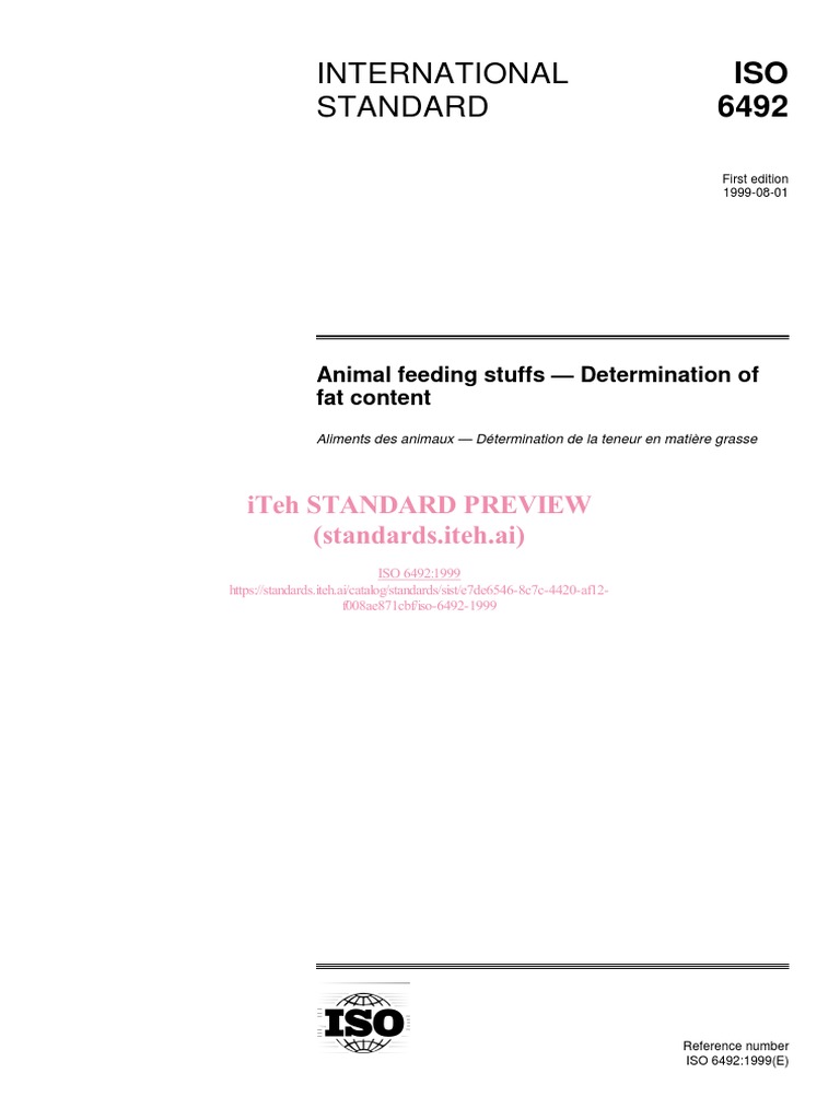 Iso 6492 1999 1 | PDF | International Organization For Standardization ...