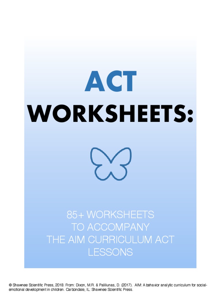 AIM Worksheets | PDF | Feeling | Psychological Concepts
