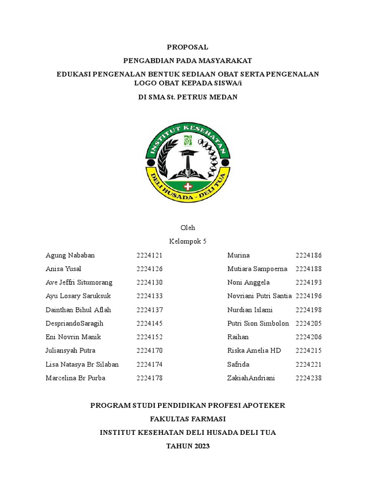 Proposal PKM Kel V | PDF