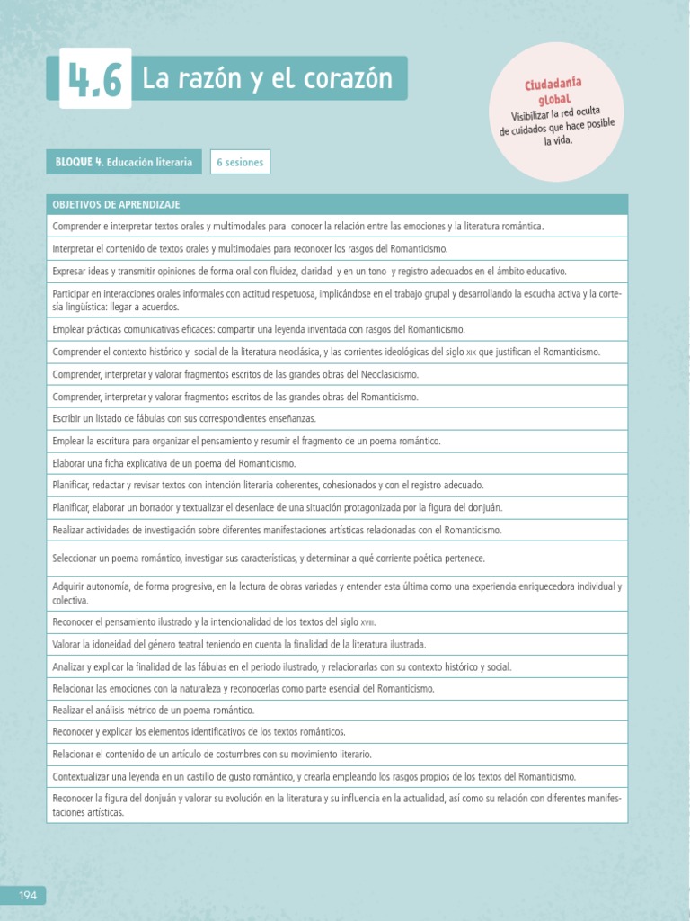 4.6.la Razon y El Corazon | PDF | Romanticismo | Amor