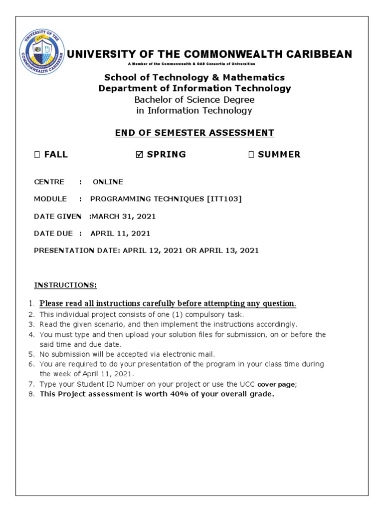 Programming Techniques Project | PDF | Menu (Computing) | User (Computing)