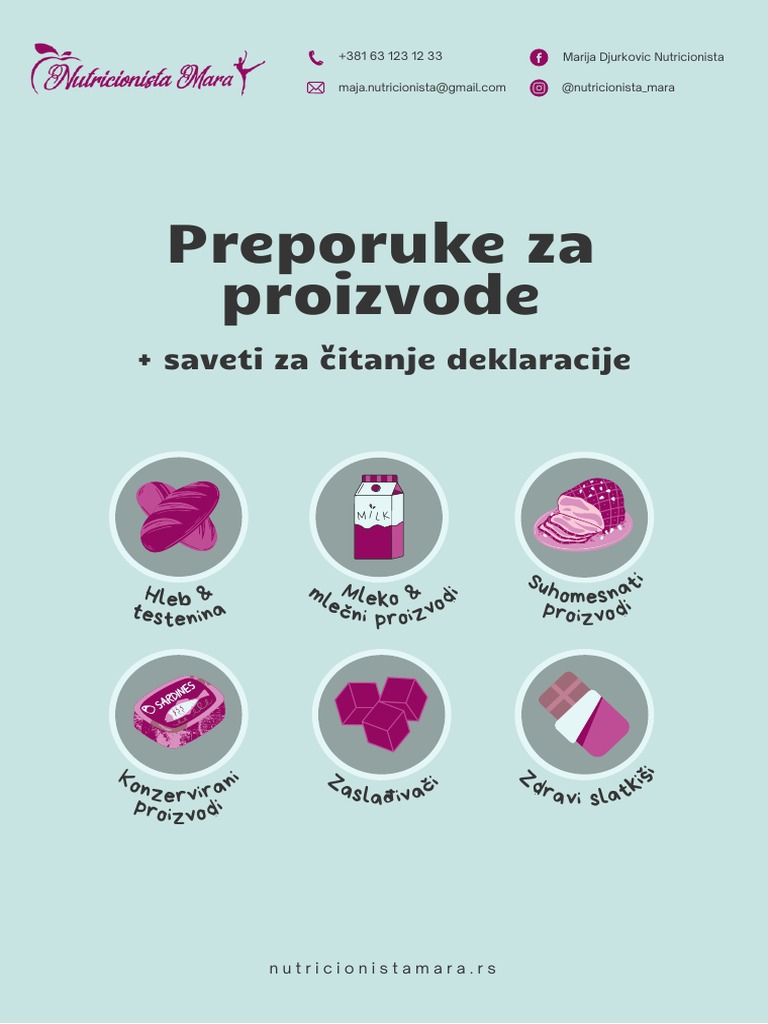 Preporuke Proizvoda | PDF