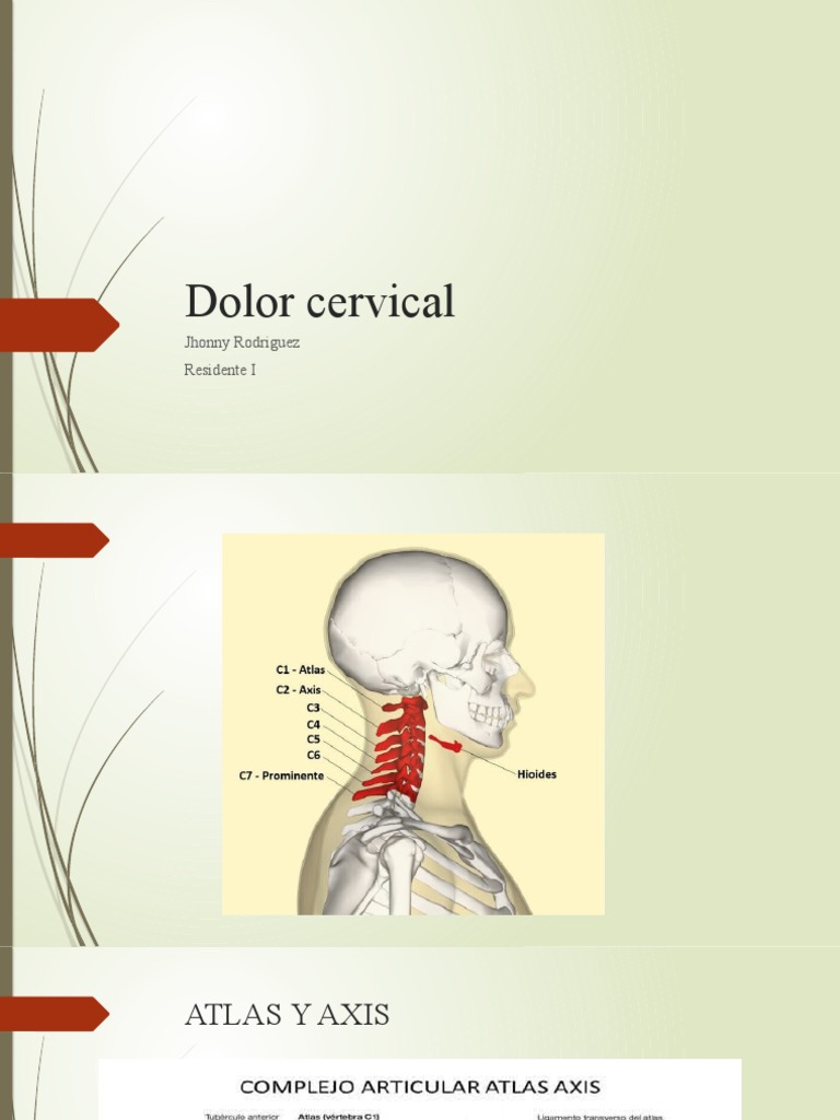 Cervicalgia | PDF | Medicina CLINICA | Sistema musculoesquelético