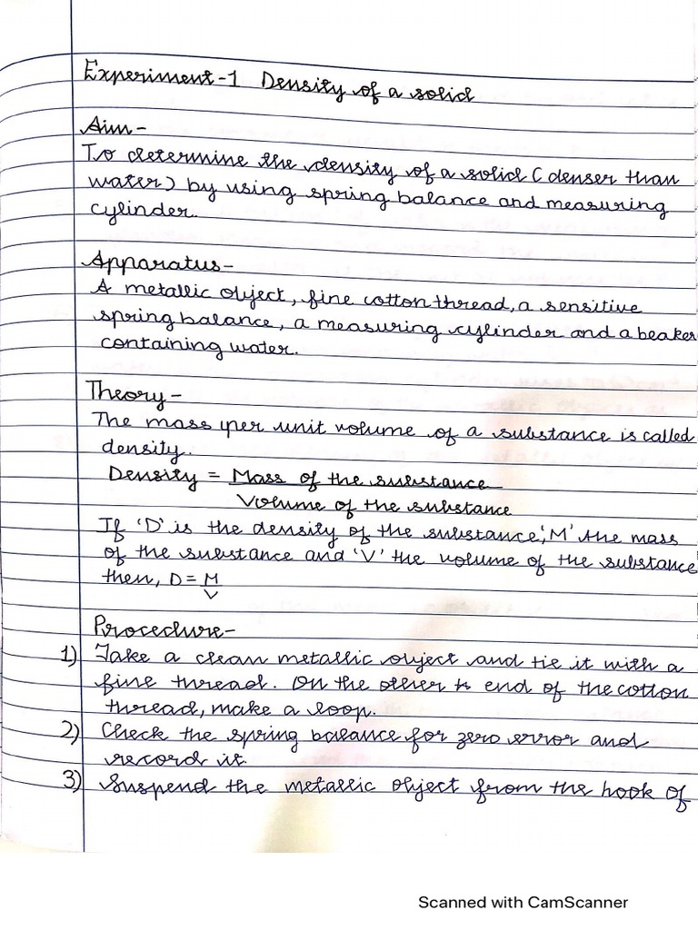 Physics Practicals | PDF