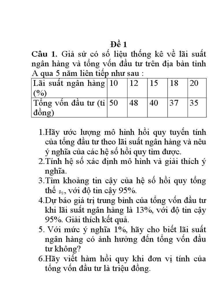 Bai Tap Da Bien | PDF